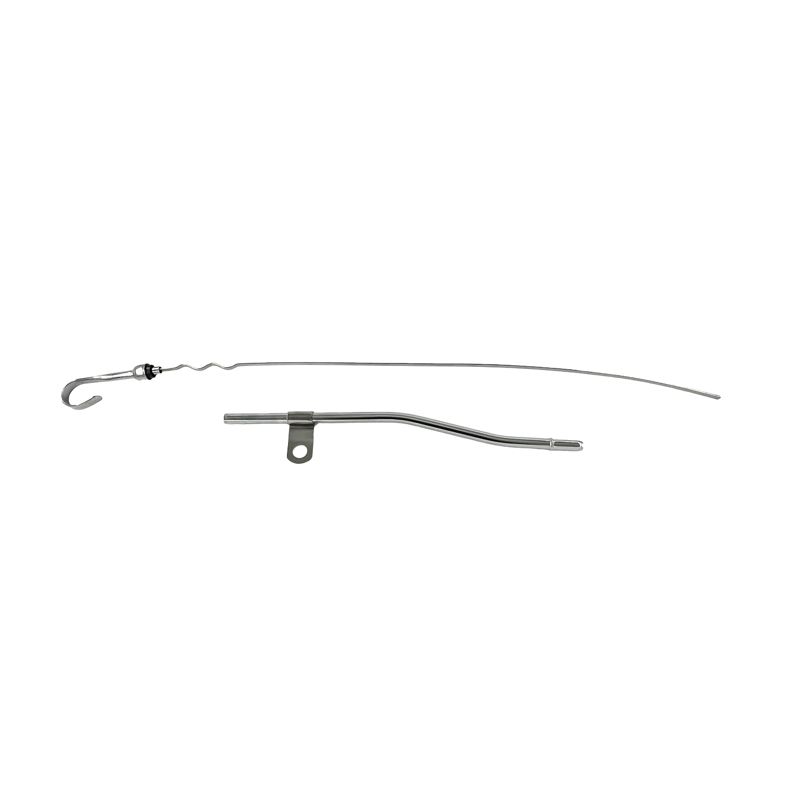 Ford Windsor 260 289 302 Chrome Engine Oil Dipstick & Tube SPECO 10123 ...